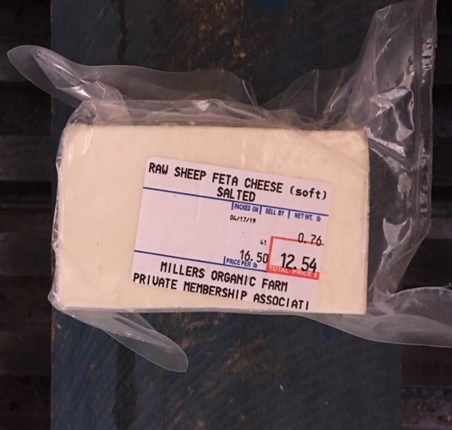 Sheep – A2/A2 – Cottage Cheese – NO SALT – PINT – Pastured Farm Food Club